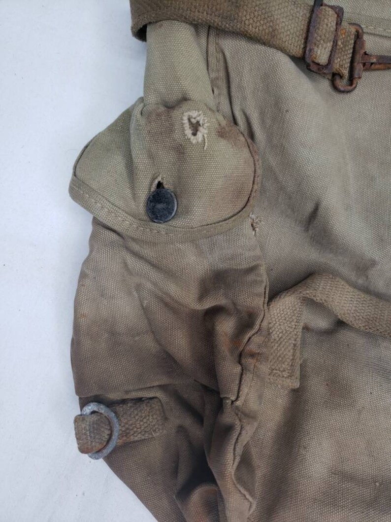 WW2 US Military M1936 Musette Bag Dated 1938 army Marines - Etsy