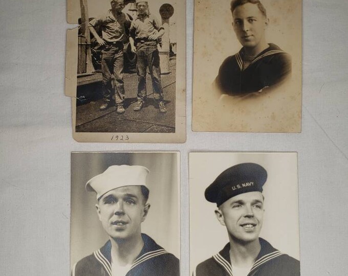 Ww2/pre War US Navy Photos Sailors Uniforms Boats Sea Ships WWII - Etsy