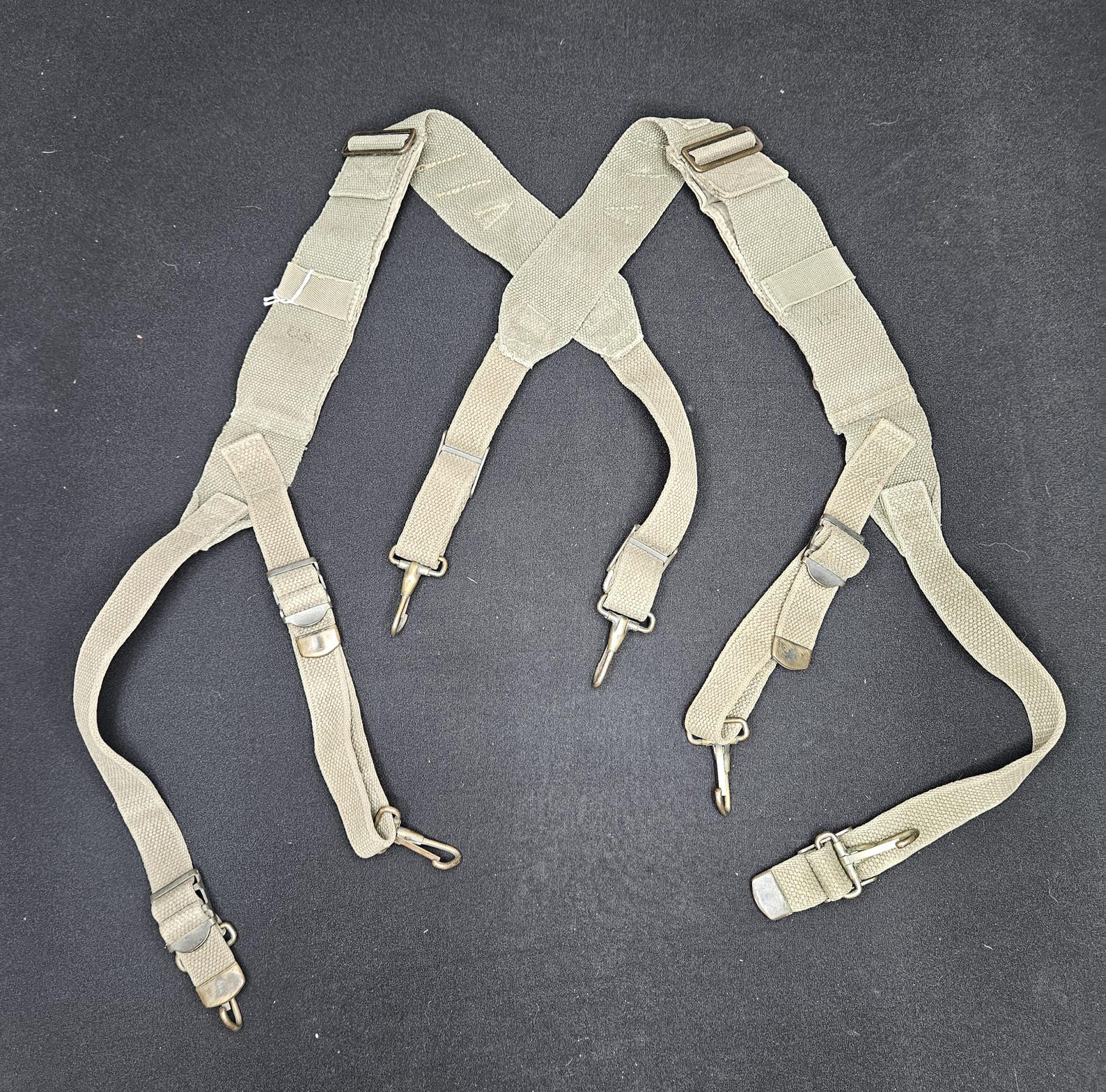 WW2 US Army M1944 Combat Suspenders (WWII, Military, Field Gear, Canvas ...