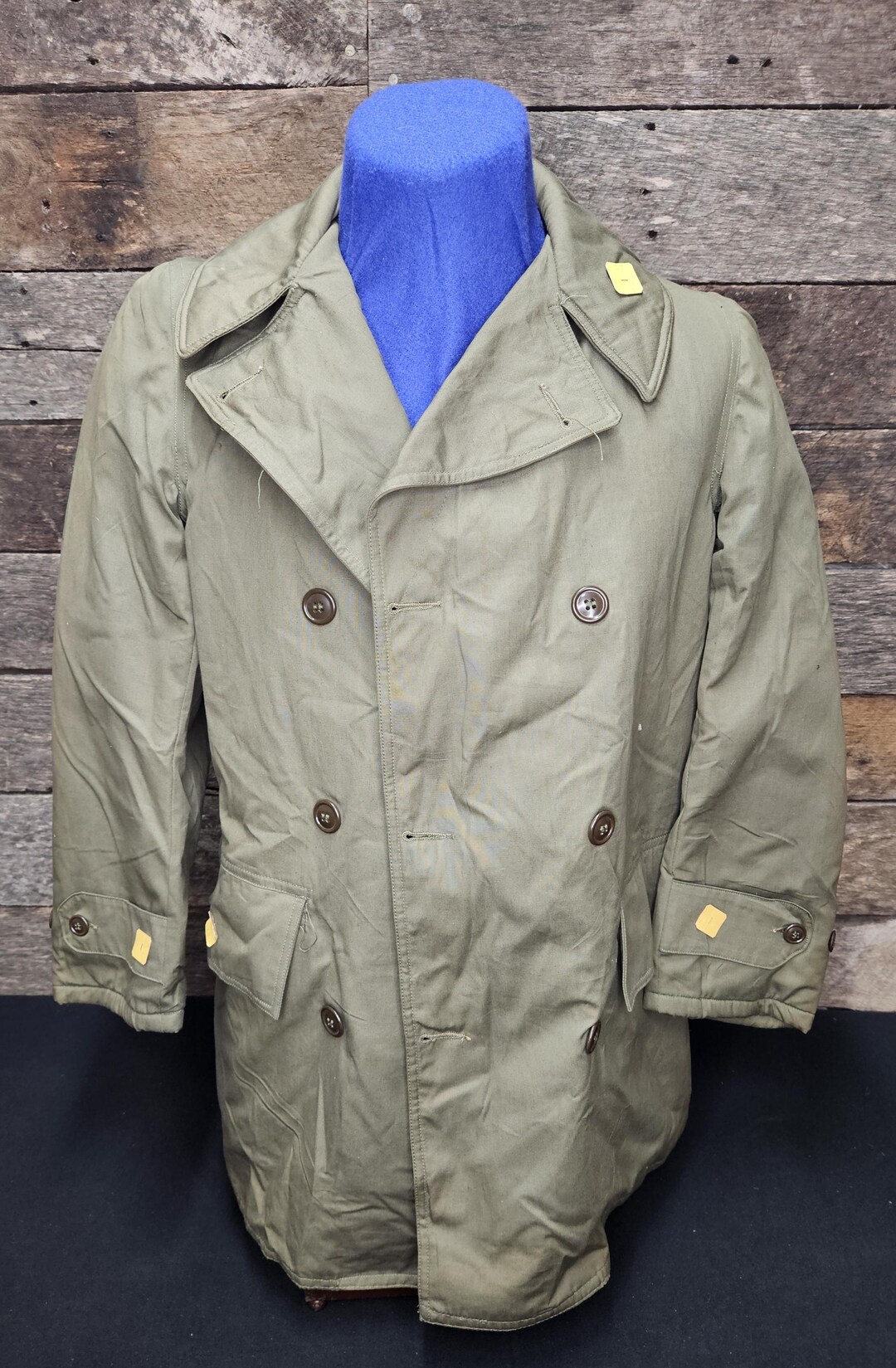 WW2 M1938 US Army Mackinaw Coat With Cutter Tags 3rd Pattern New Old ...