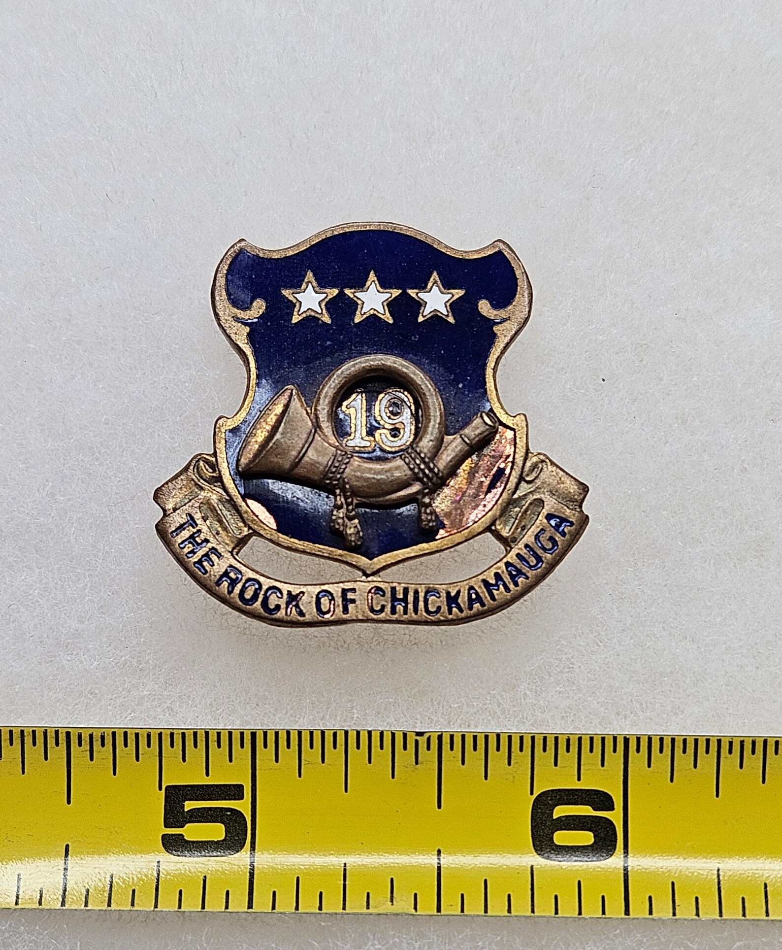WW2 US 19th Infantry Regiment "rock of Chickamauga" Distinctive Unit ...
