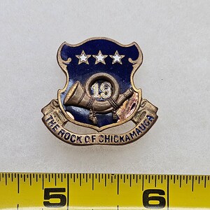 WW2 US 19th Infantry Regiment "rock of Chickamauga" Distinctive Unit ...