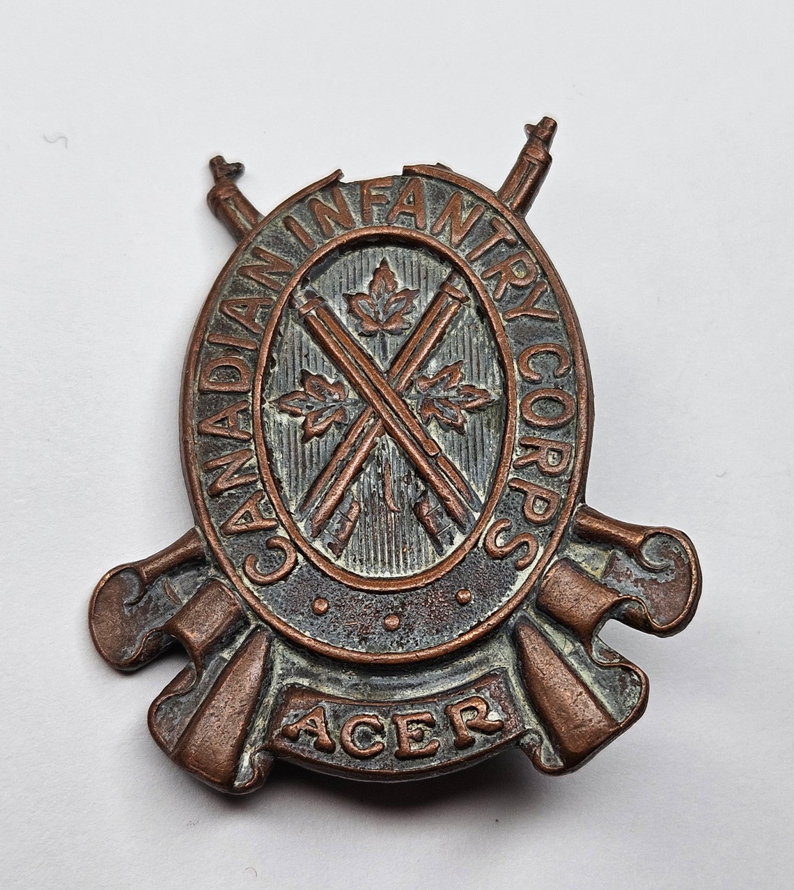 WW1 Era Canadian Infantry Regiment Cap Badge (army, Military, Canada ...