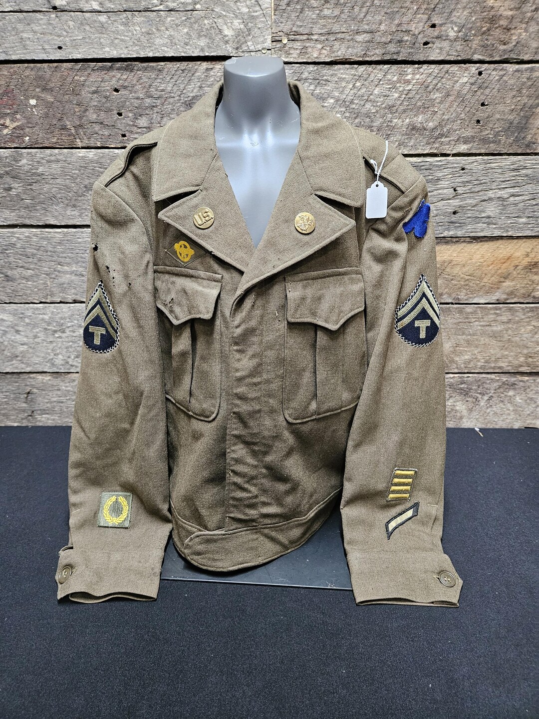WW2 88th Division US Army Ike Jacket Quater Master Corps WWII, Uniform ...