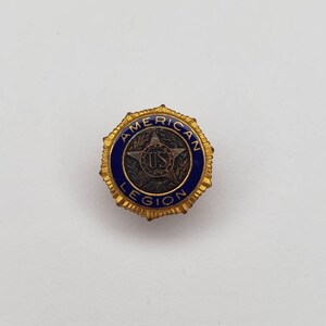 WW1 US Military American Legion Veterans Pin Bronze Honorable Discharge ...