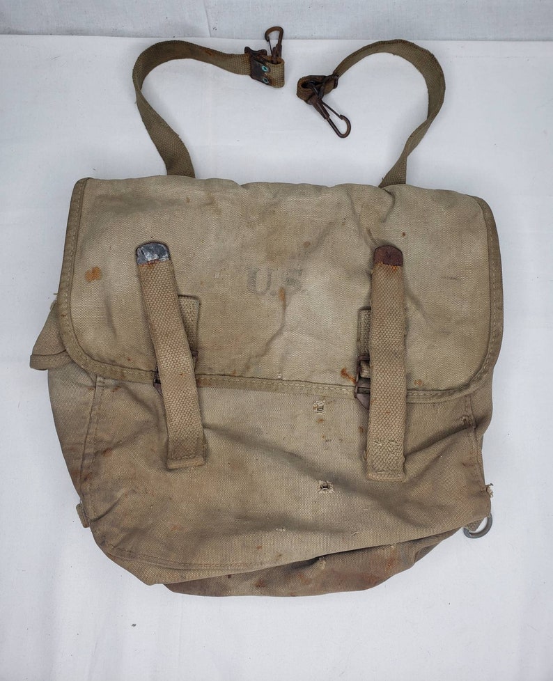WW2 US Military M1936 Musette Bag Dated 1938 army Marines - Etsy