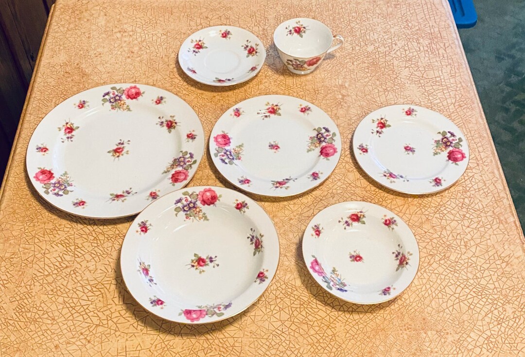 RARE 1940's Vintage Sango China Floral Pattern Placesettings - Etsy