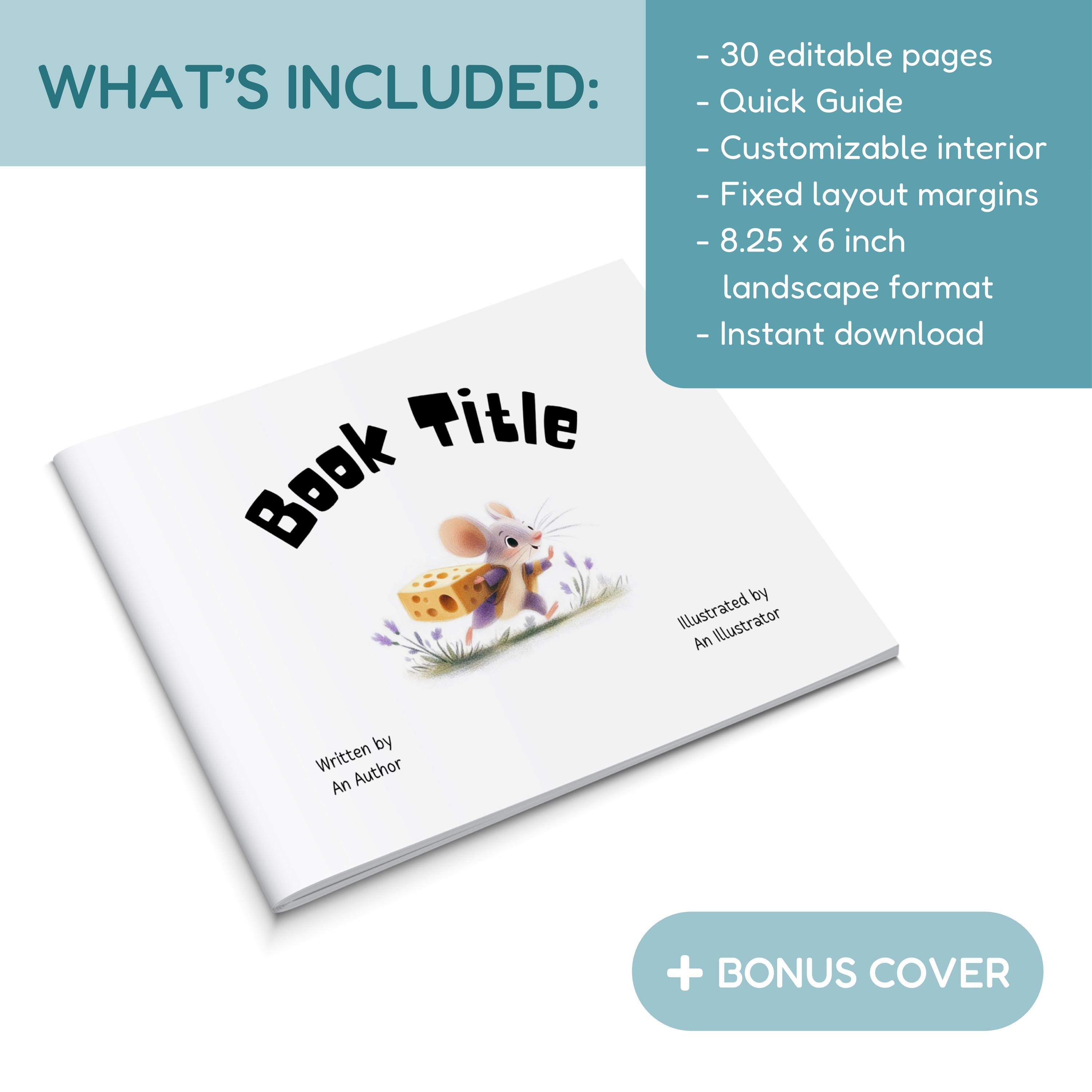 Picture Book Template 8.25"x6" – Editable Canva Storybook Layout for ...