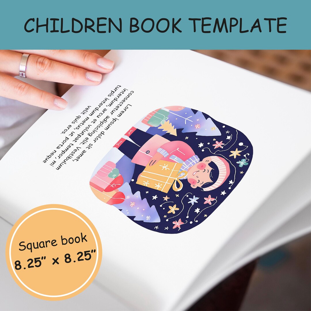 Picture Book Template for Canva, Self-publishing, Picture Book Design ...