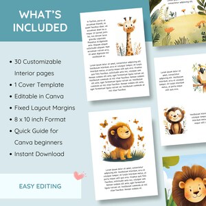 Picture Book Template 8"x10" – 30-page Storybook Canva Template ...
