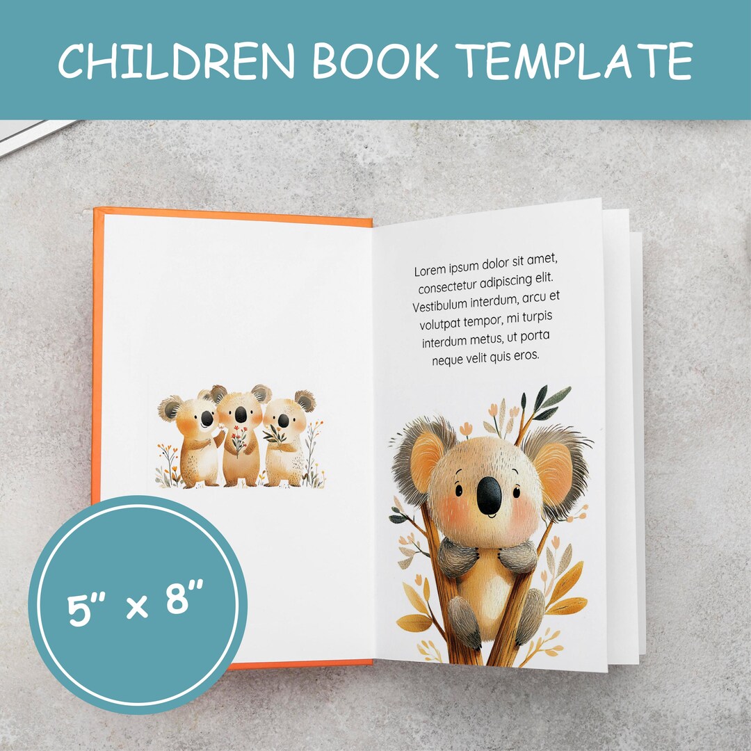 Picture Book Template 5x8” | Children's Book Canva Template | Easy KDP ...