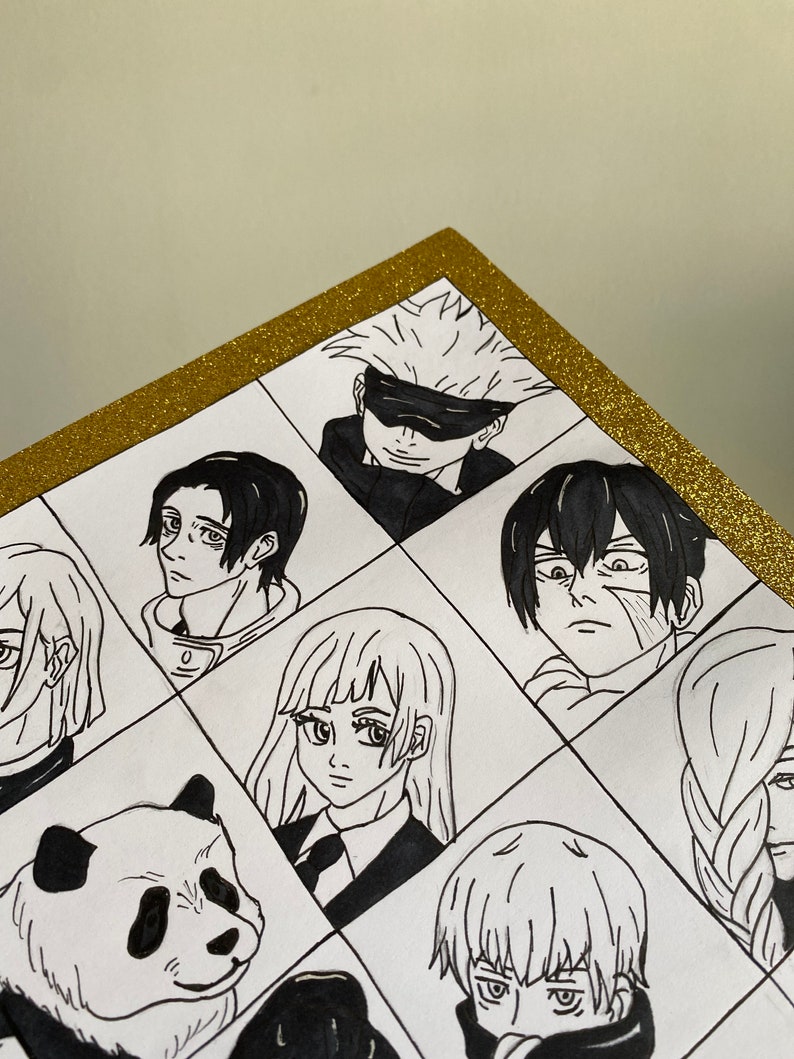 Jujutsu Kaisen year Book Style Grad Cap Topper - Etsy