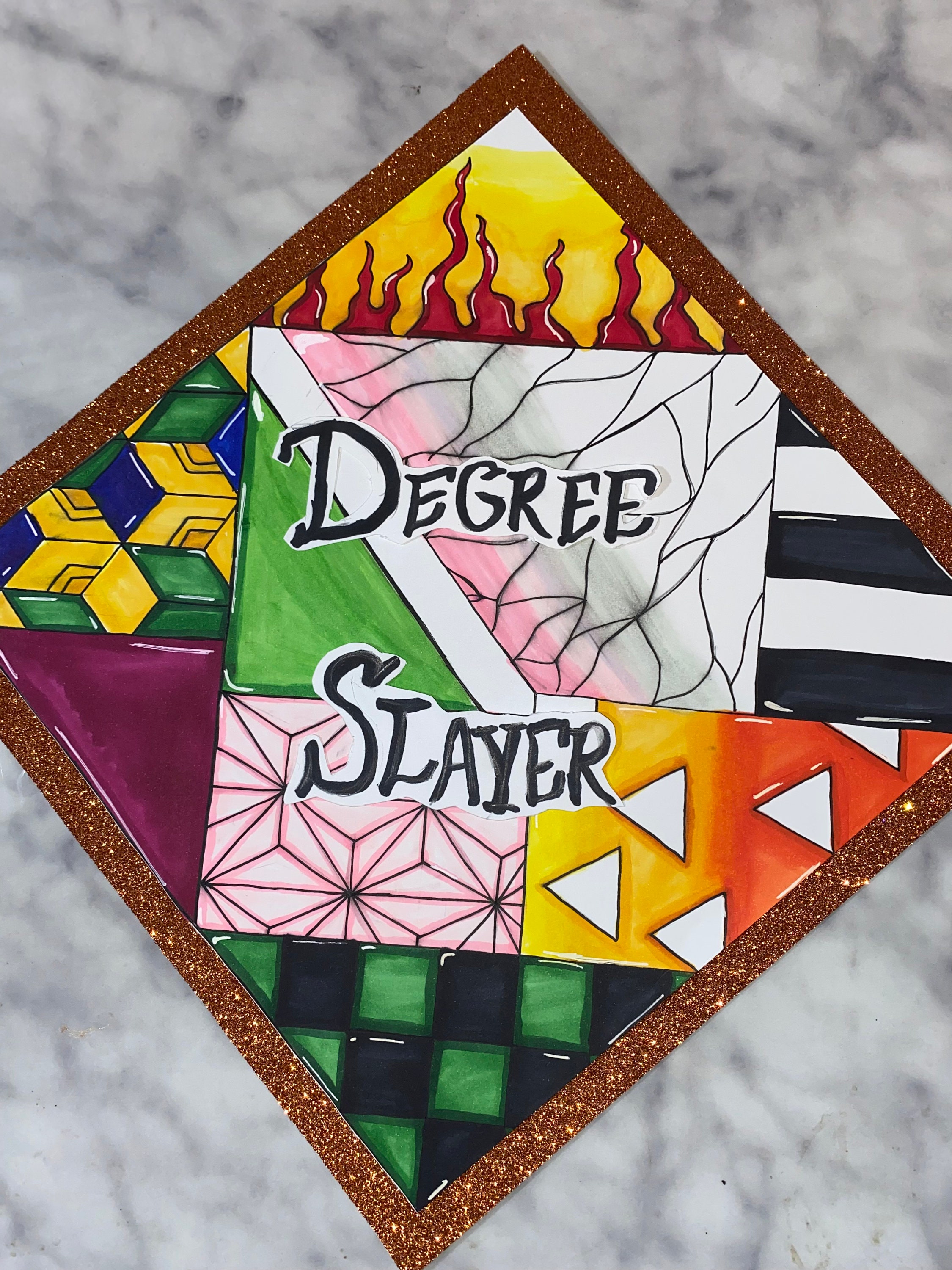 Demon Slayer Haori Grad Cap Topper - Etsy
