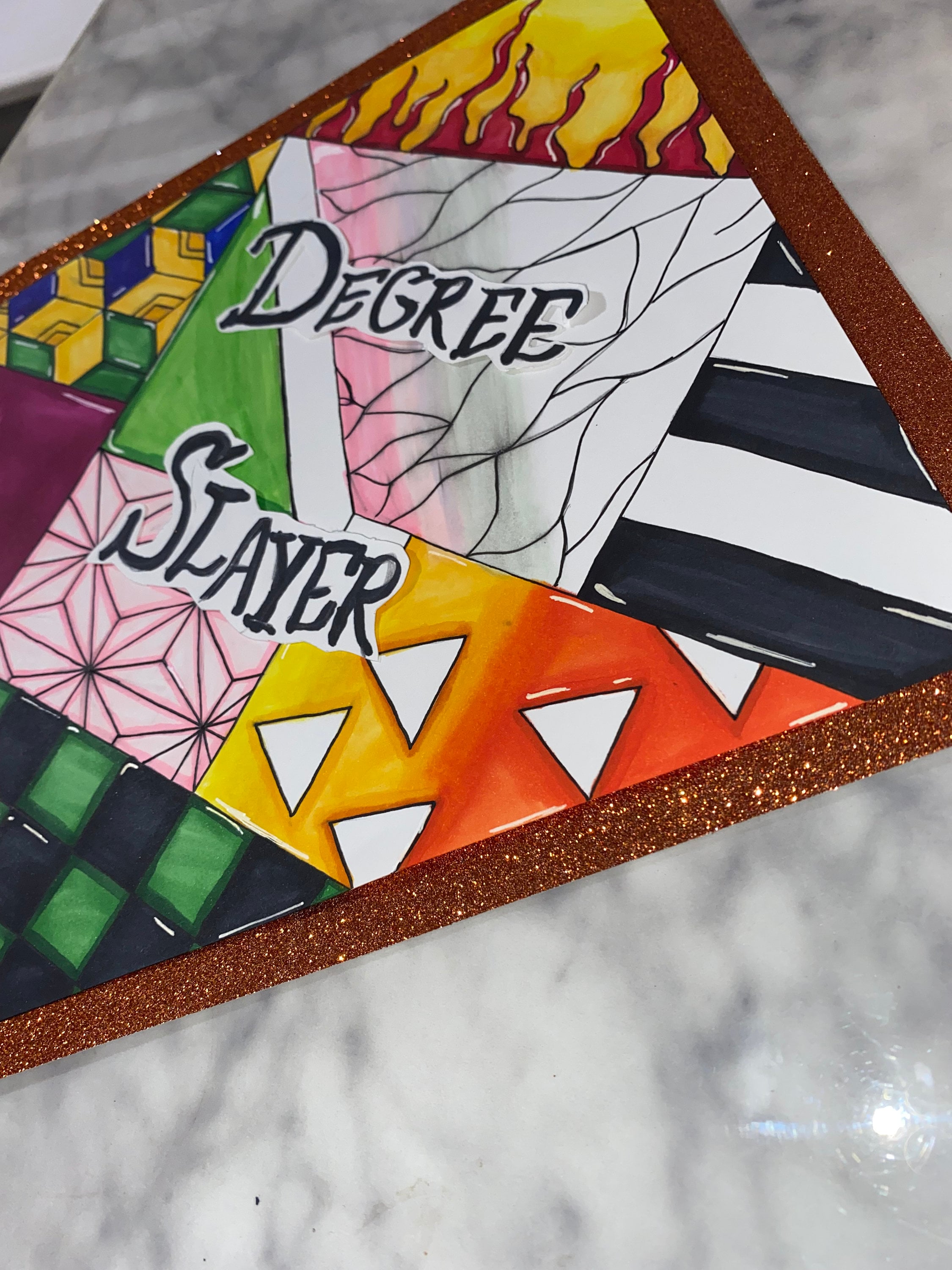 Demon Slayer Haori Grad Cap Topper - Etsy UK