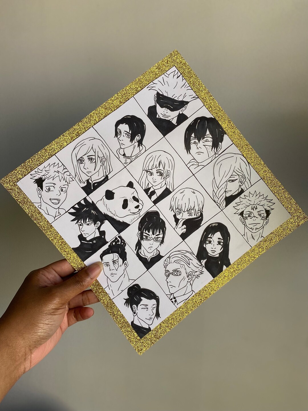 Jujutsu Kaisen (year Book Style) Grad Cap Topper - Etsy
