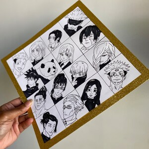 Jujutsu Kaisen (year Book Style) Grad Cap Topper - Etsy