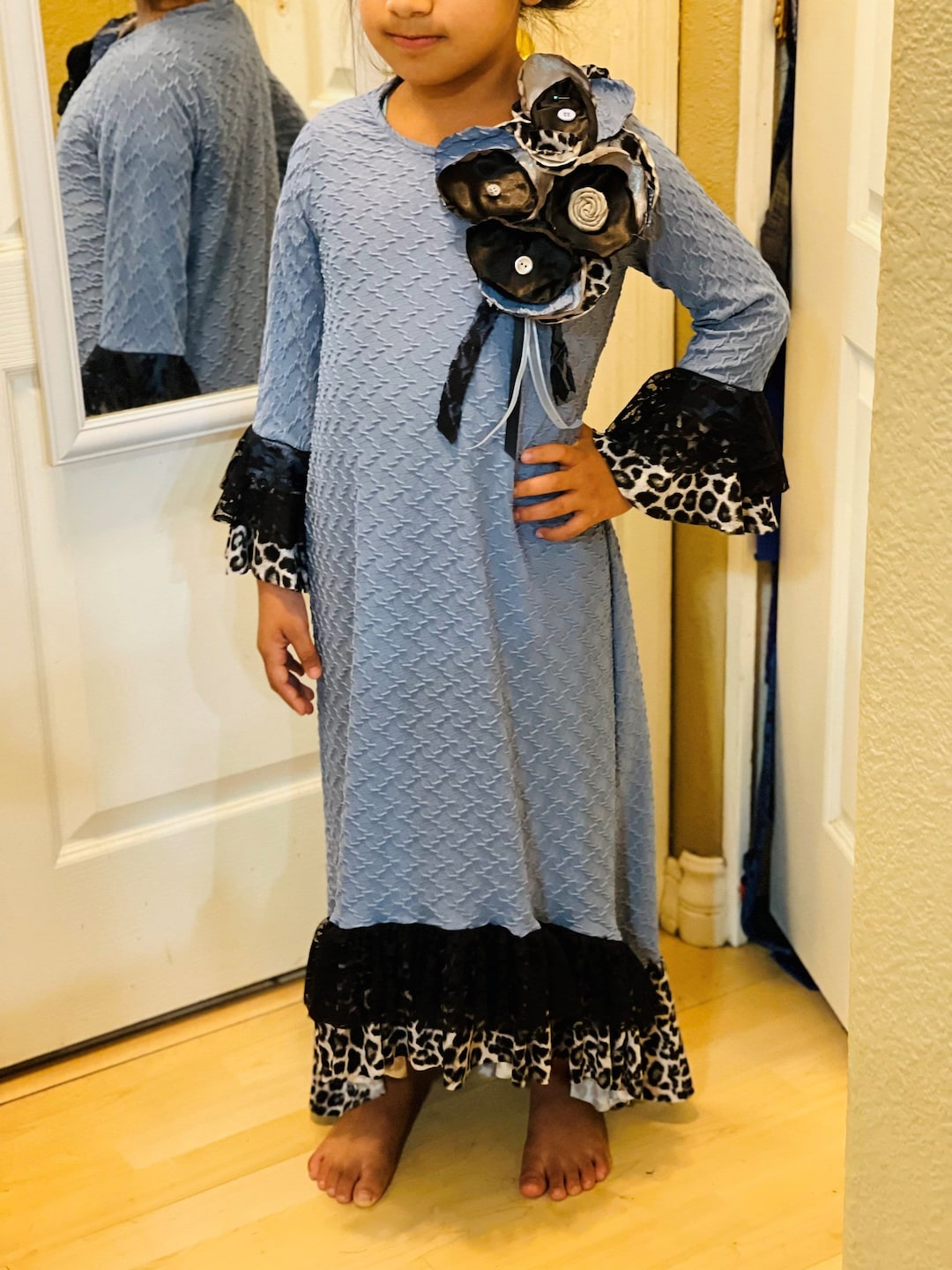 Blush Blue Modest Dress - Etsy