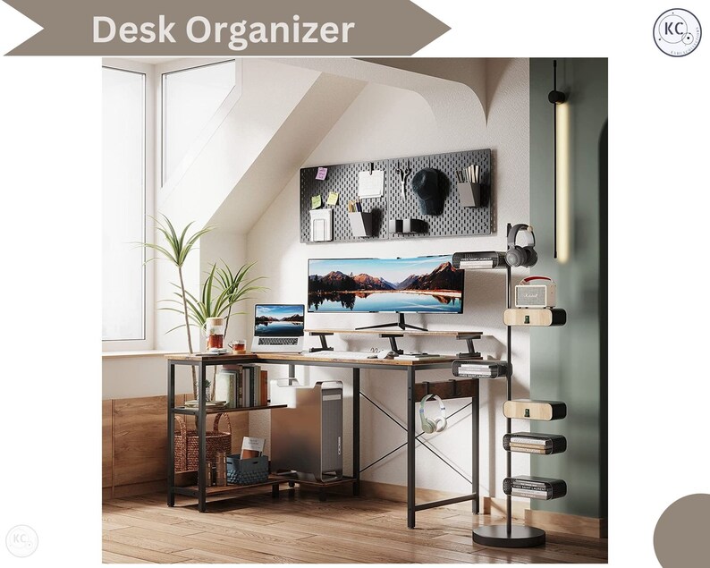 48 Inch Solid Wood Computer Desk Industrial Corner Writing - Etsy