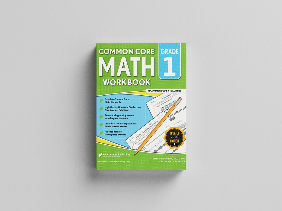 Common Core Math Workbook: Grade 1 - Etsy