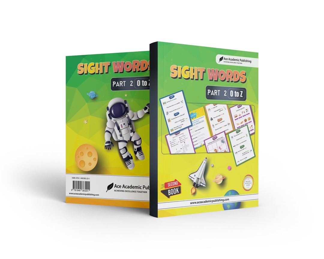 Sight Words - Part 2 (O to Z): Includes Activities and Games - Etsy