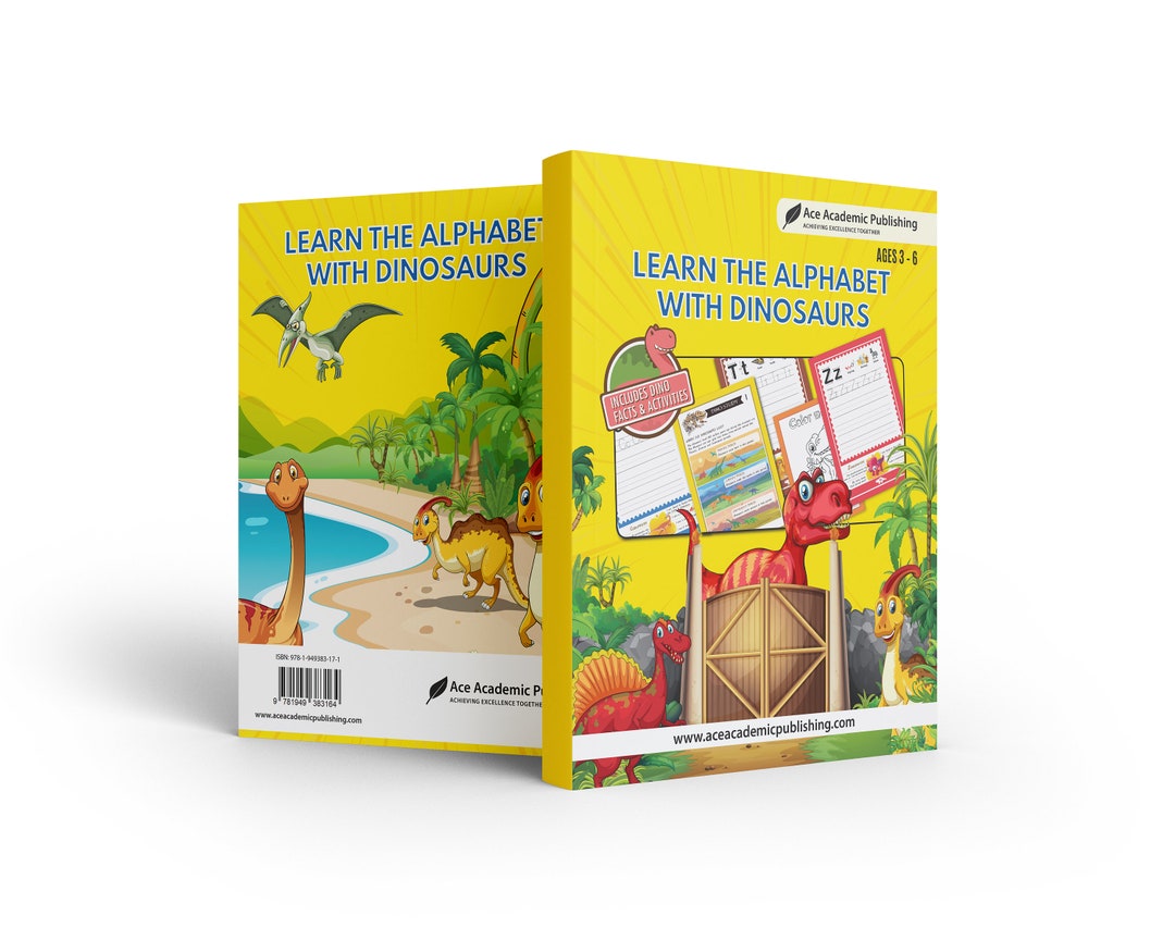 Learn Alphabet With Dinosaurs: Includes Facts and Activities - Etsy