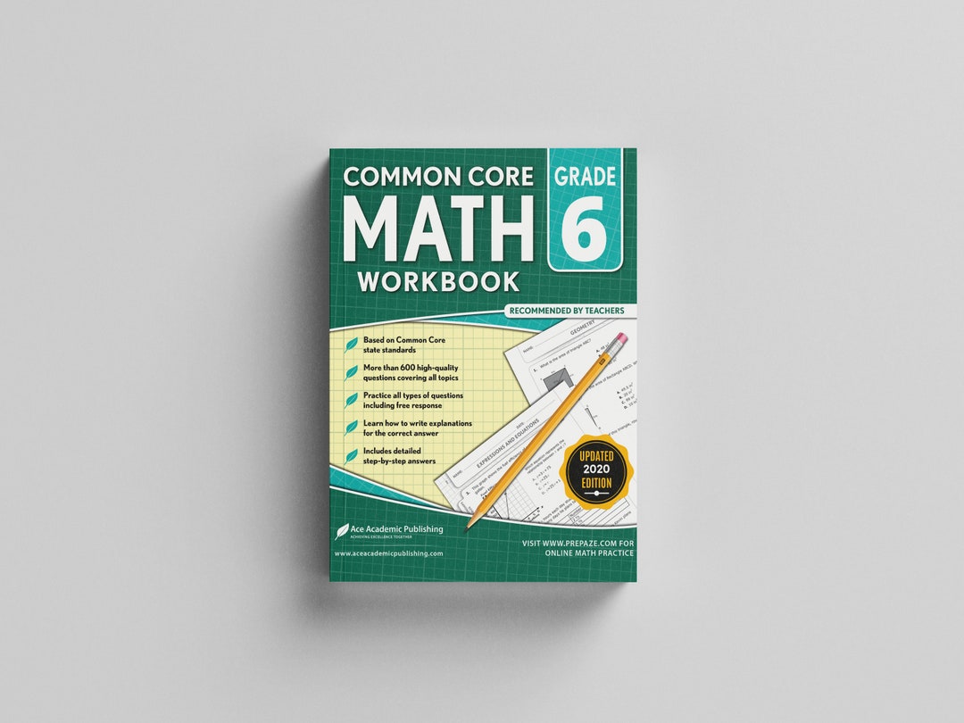 Common Core Math Workbook: Grade 6 - Etsy