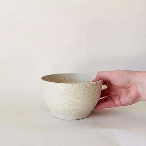 White Pottery Bowl, Handmade Ceramic - Etsy