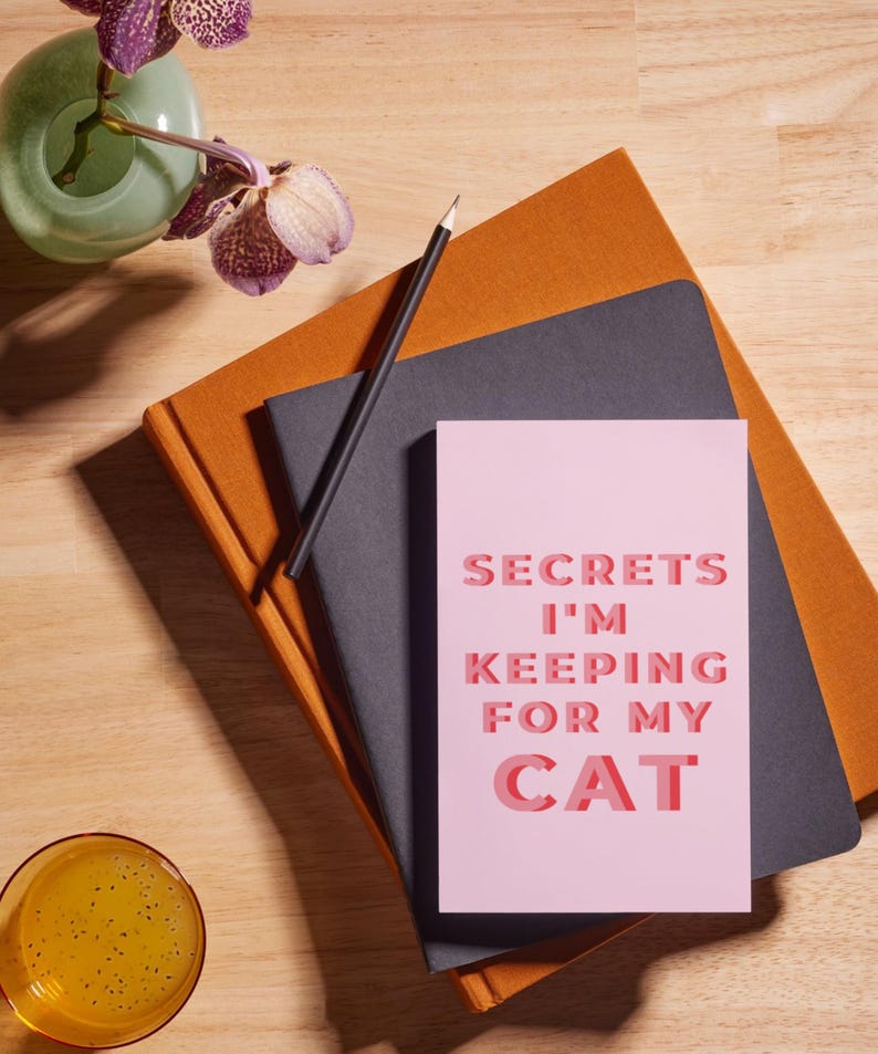 Cat Diary • Hardcover Journal for Kitty Lovers - Etsy