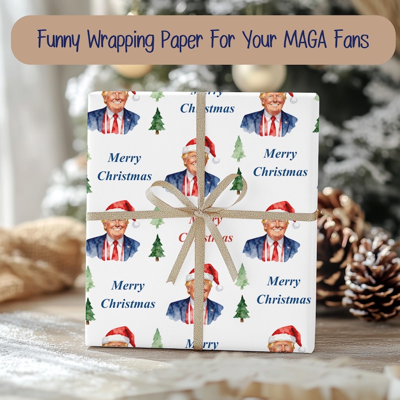 Trump Roll Wrapping Paper - Etsy
