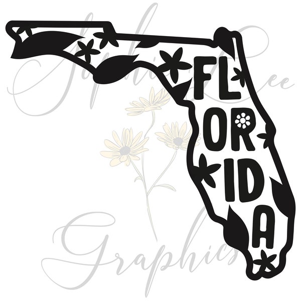 Florida State Flower Svg - Etsy
