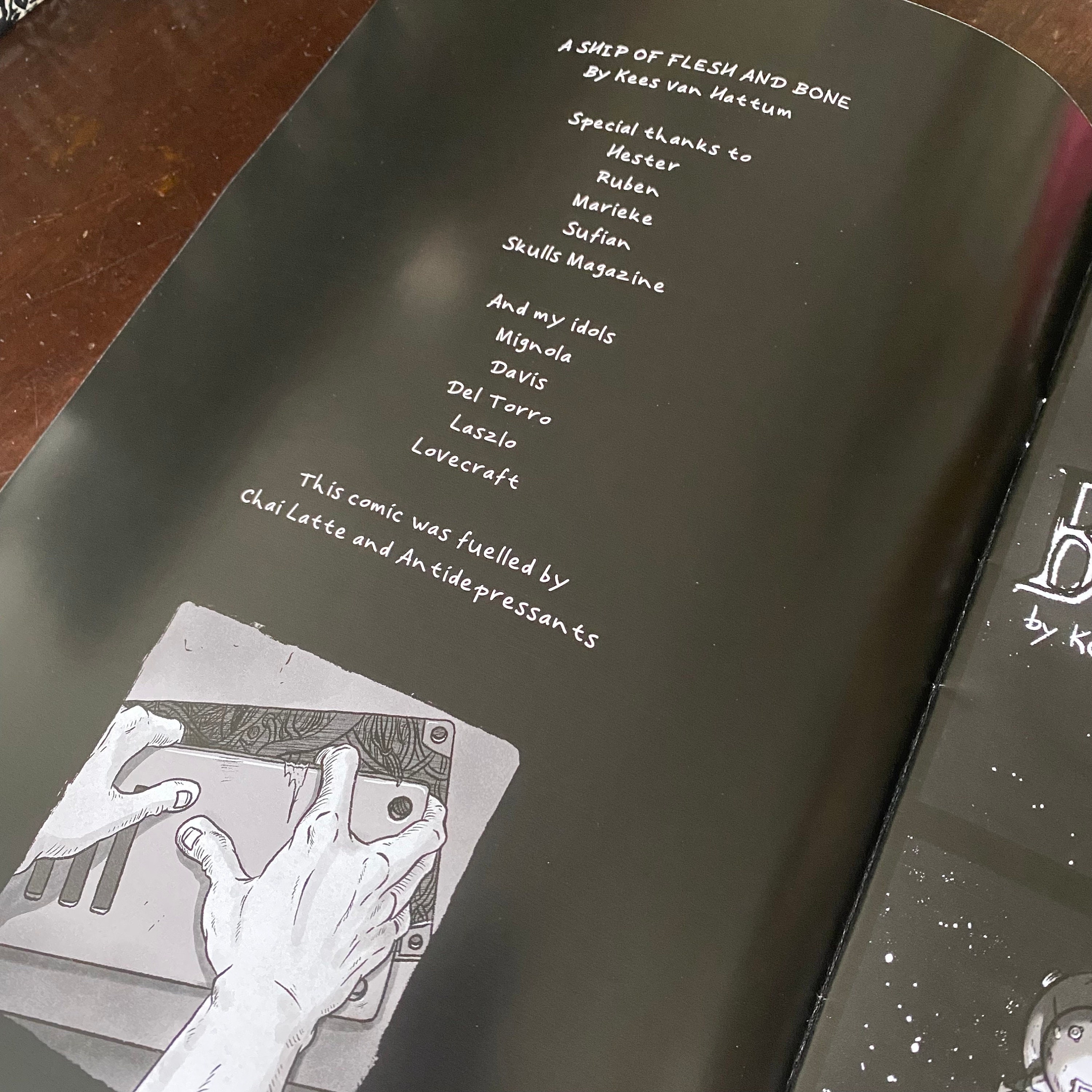 A Ship of Flesh and Bone Comic Book - Etsy