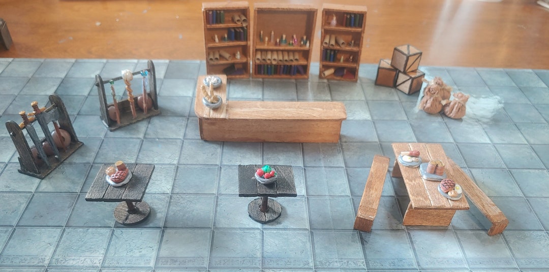 Miniature Dnd Tavern Set - Etsy