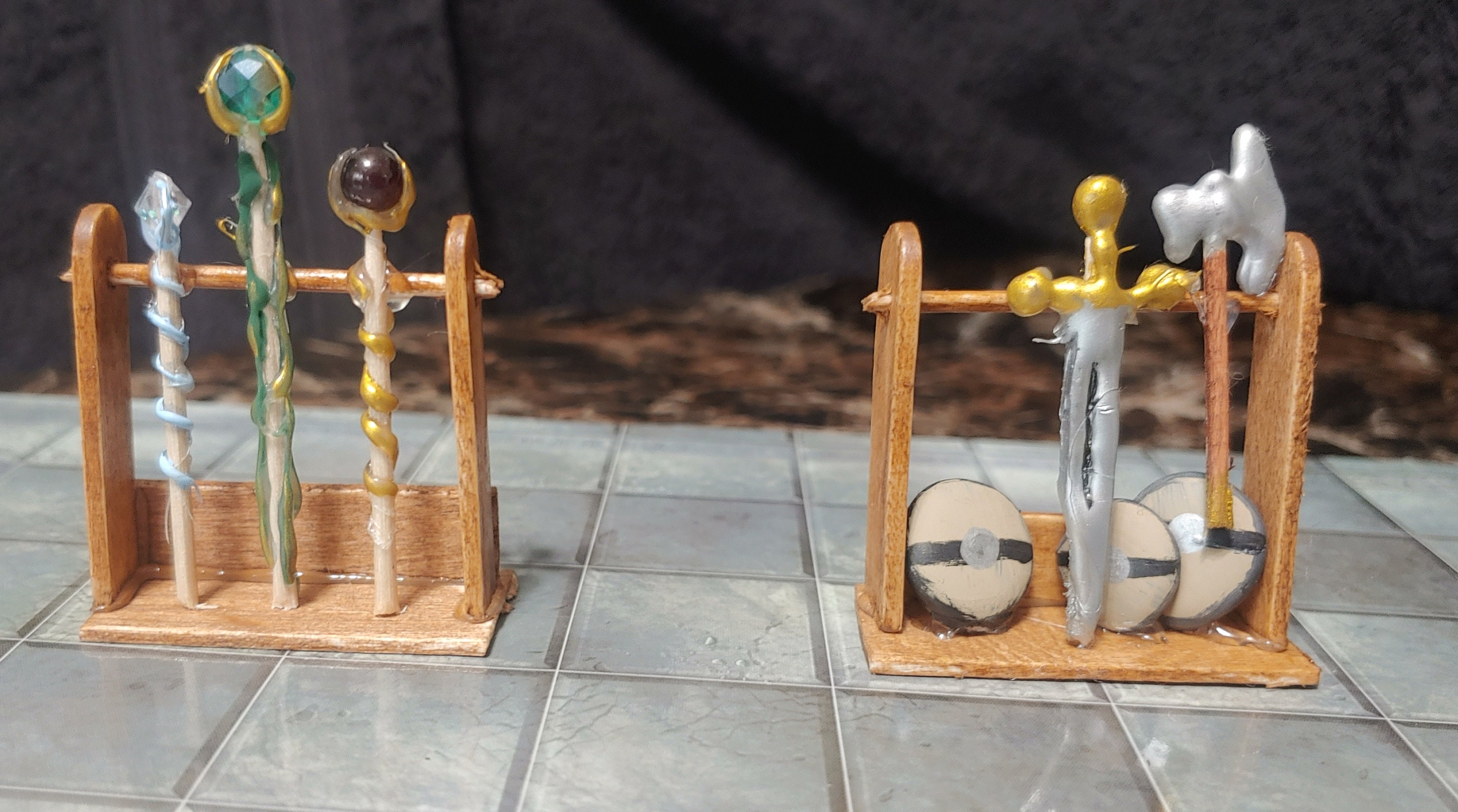 Miniature Dnd Weapon Racks - Etsy