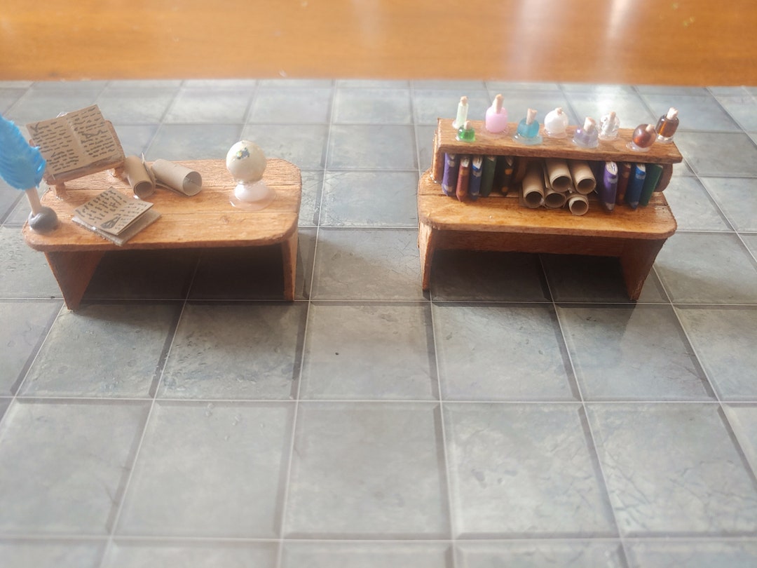 Miniature "wizard" Tables Set - Etsy