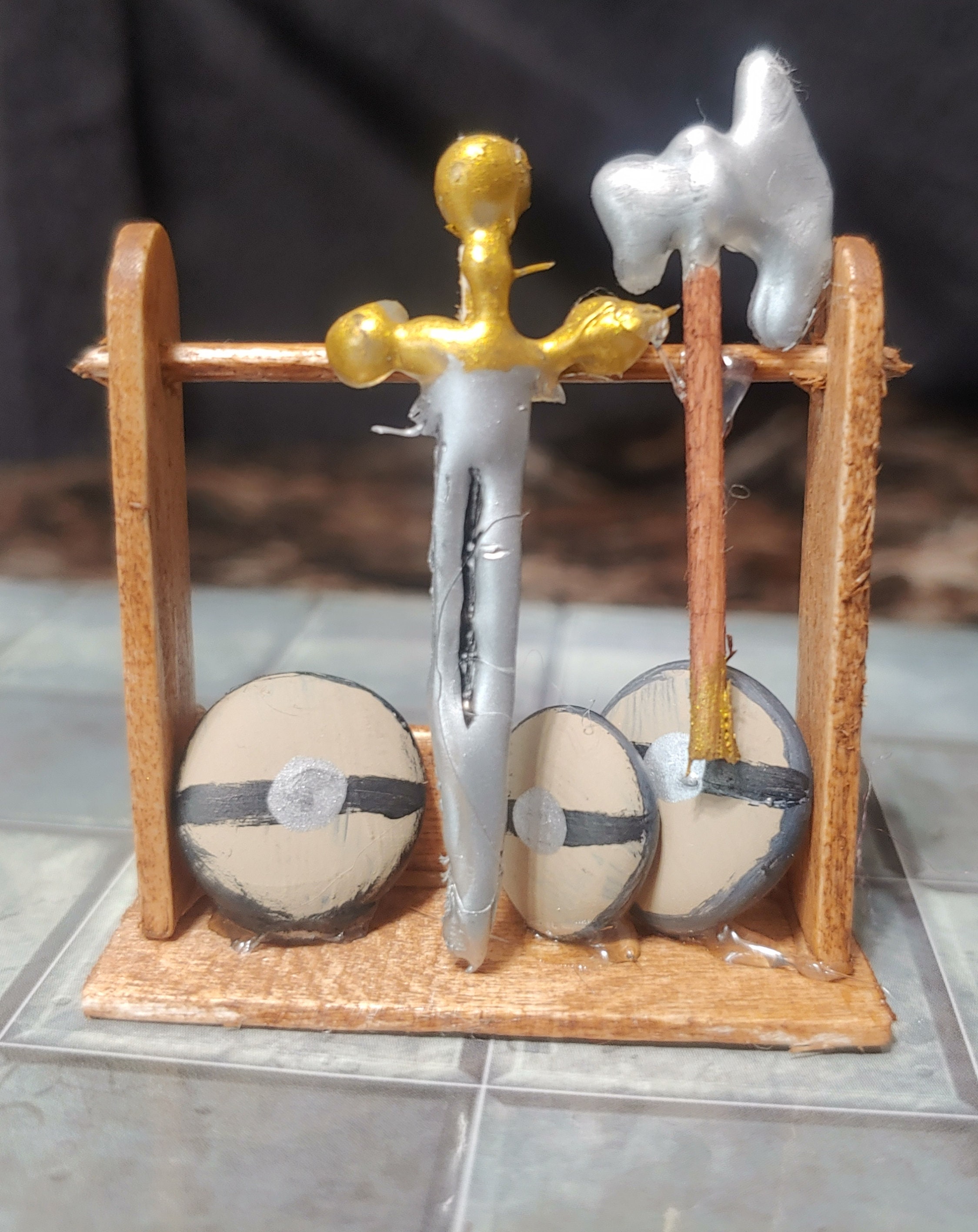 Miniature Dnd Weapon Racks - Etsy