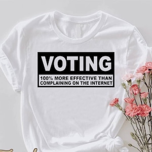 Voting Shirt,voter T-shirt,register to Vote,political Shirt,voting Tee ...