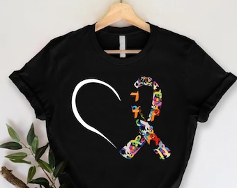 Cancer Awareness T-shirt, Fight Cancer in All Colors Shirt, Cancer ...