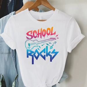 School Rocks Tshirt,back to School Gift,boy School Tee,school Rocks ...