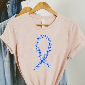 Colon Cancer Ribbon Shirt,colon Cancer Awareness Gift,colon Cancer ...