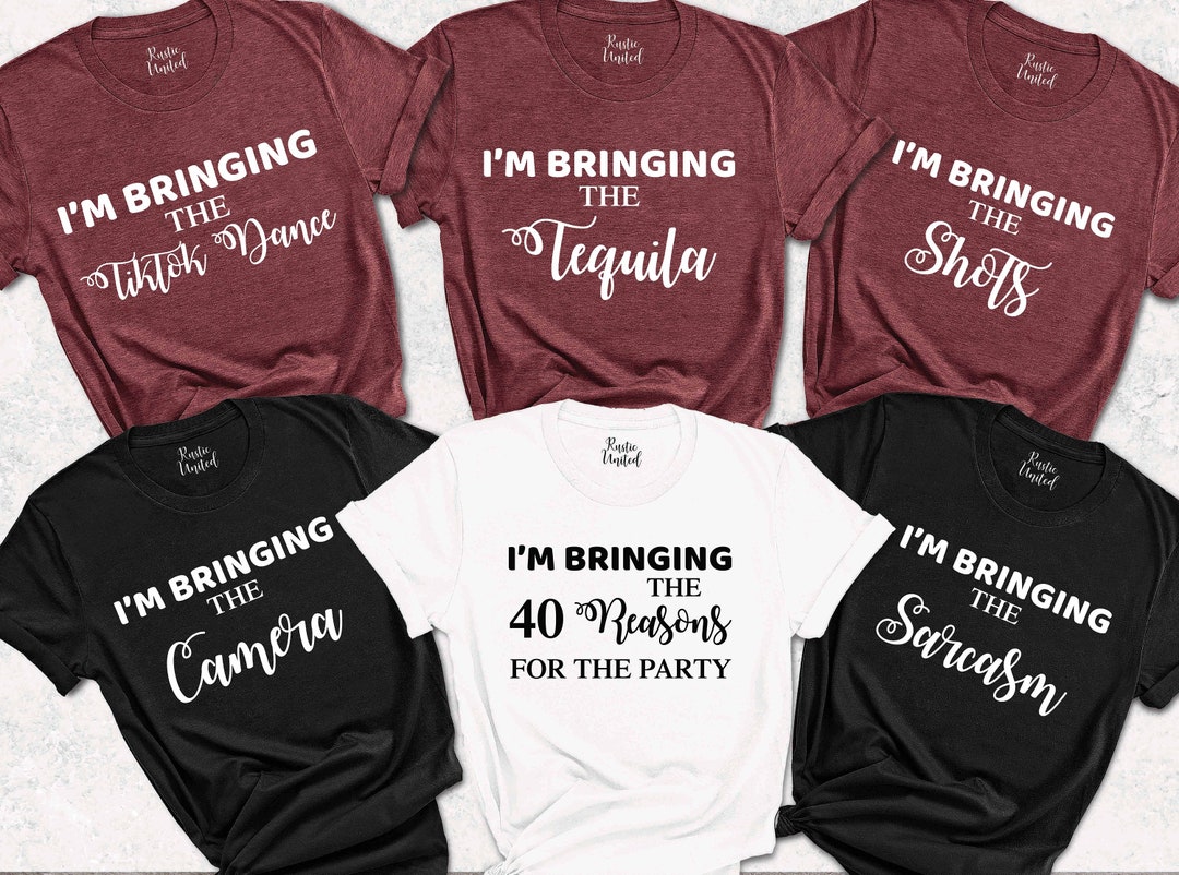 Custom 40th Birthday Party Shirts,matching Birthday Party Group Shirts ...