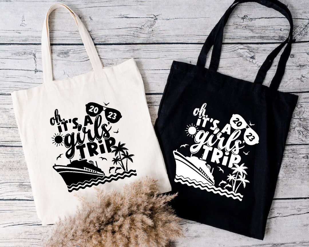 Girls Cruise Tote Bag,it's a Girls' Trip 2023,cruise Girls Trip Totes ...