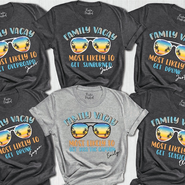 Family Vacation Shirts - Etsy