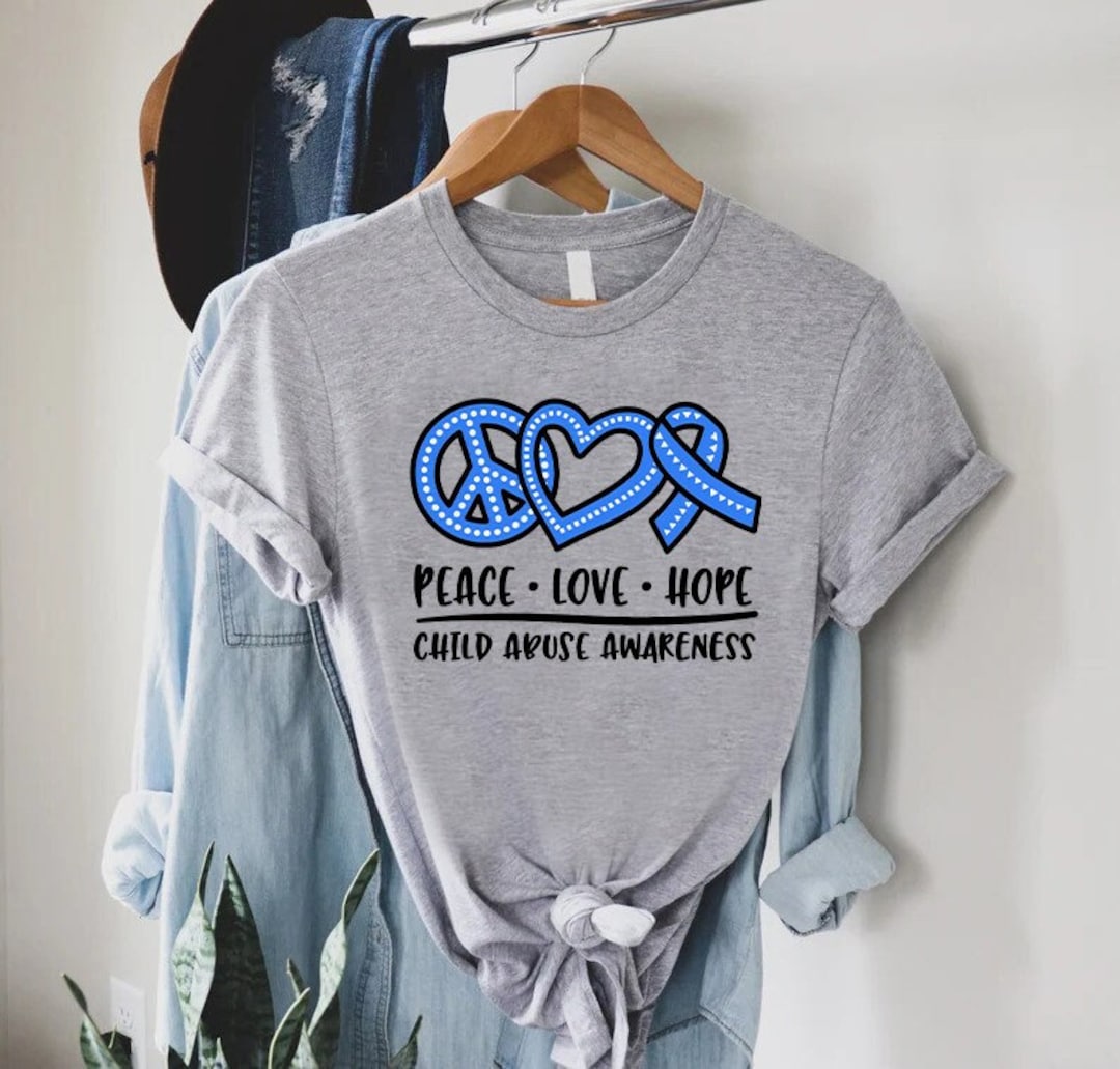 Child Abuse Shirt, Child Abuse Awareness Tee,stop the Abuse Shirt ...