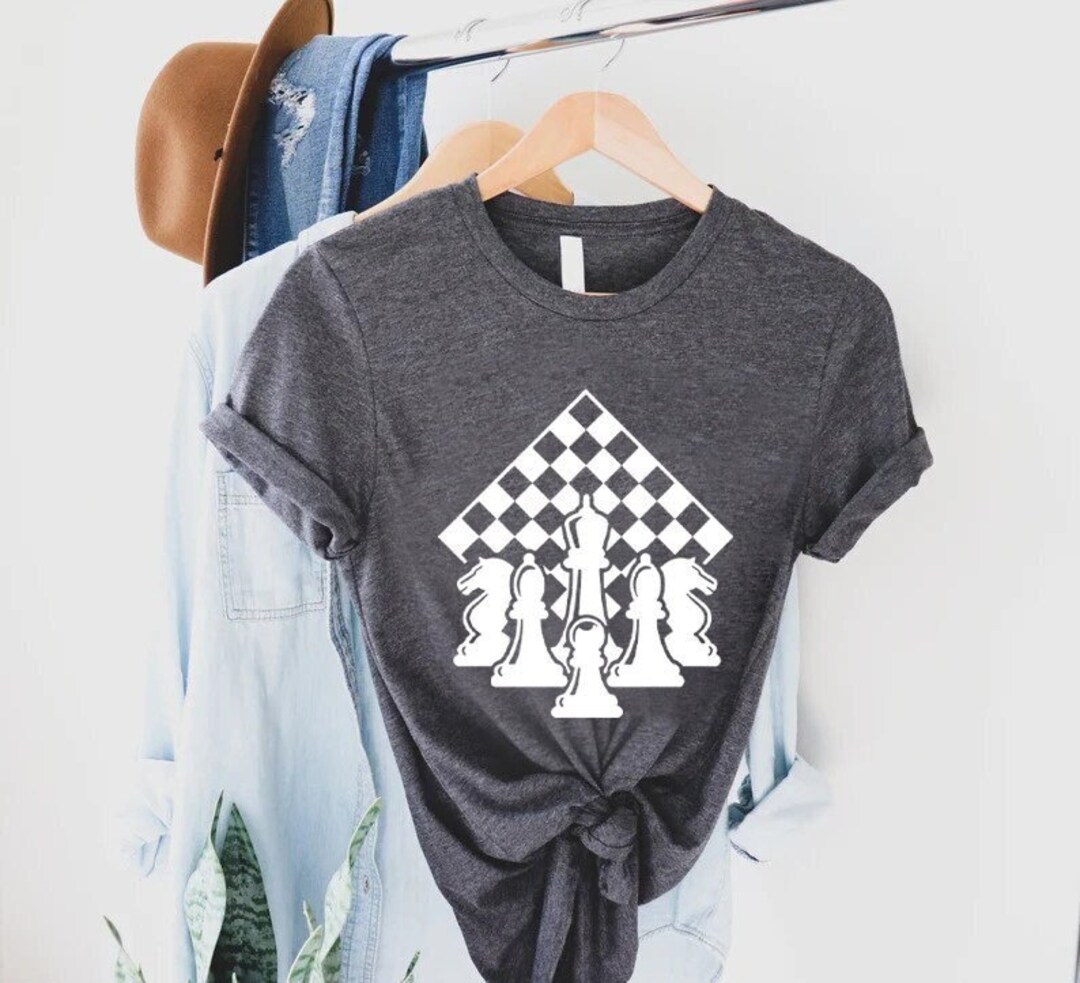 Chess Shirt,chess Pieces T-shirt,chess Player Gift,chess Tournament ...