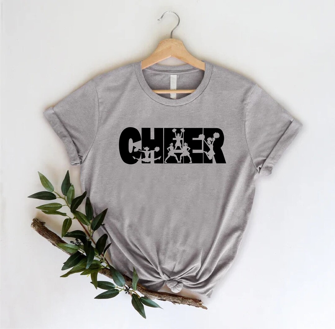 Cheer Shirt for Women,cheerleader Tshirt,cheerleader Gift,support Team ...