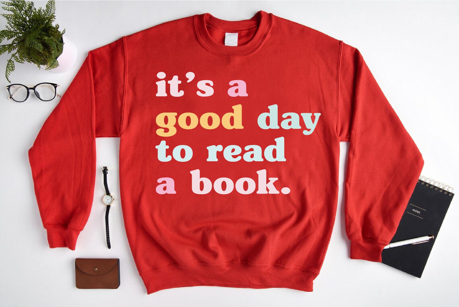 Reading Lover Sweatshirt,book Lover Gift,reading Sweatshirt,it's A Good ...