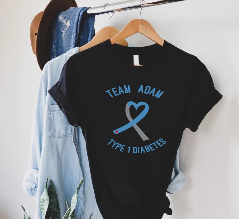 Personalized Diabetes Awareness Shirt,custom Type 1 Diabetes Support T ...