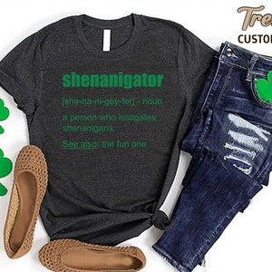 Shenanigator Definition Shirt,shenanigans Coordinator Tshirt,st ...