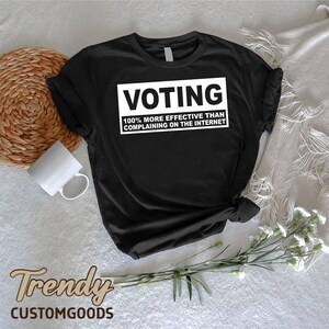 Voting Shirt,voter T-shirt,register to Vote,political Shirt,voting Tee ...