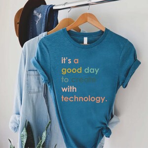 Technology Teacher Shirt,retro Tech Teacher Shirt,stem Teacher Tee ...